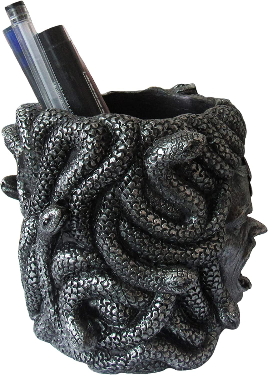 Gorgon's Grip - Medusa Pen Holder – World of Wonders Gifts