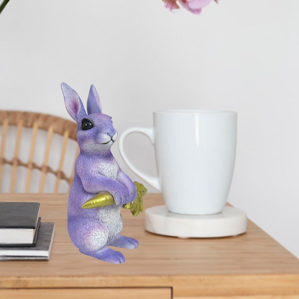 Taffy - The Lovable Carrot-Stealing Purple Rabbit – World of Wonders Gifts