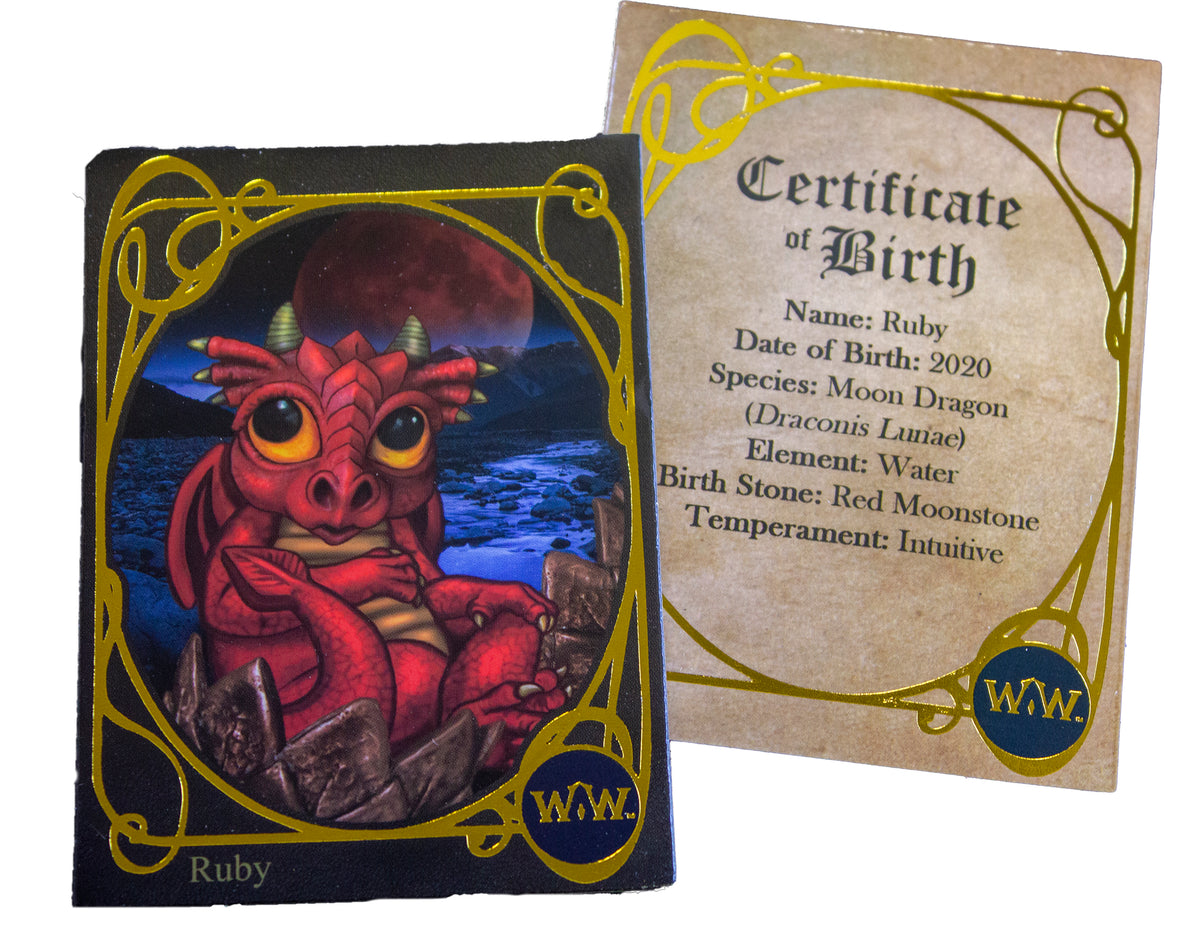 Ruby - Collectible Dragons Figurine – World of Wonders Gifts