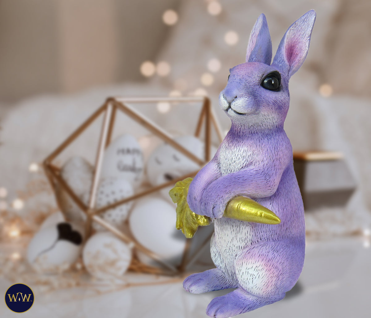 Taffy - The Lovable Carrot-Stealing Purple Rabbit – World of Wonders Gifts